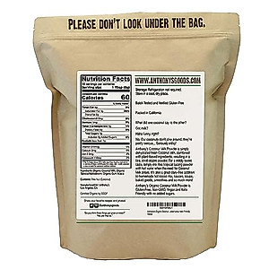Anthony's Organic Coconut Milk Powder, 1 lb, Gluten Free, Vegan & Dairy Free, Creamer Alternative, Keto Friendly