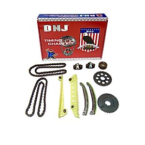 DNJ TK4155B Timing Chain Kit/For 2002-2011/ Ford, Lincoln, Mercury/Crown Victoria, E-150, E-250, Expedition, Explorer, F-150, F-150 Heritage, Grand Marquis, Mountaineer, Mustang/ 4.6L/ V8/ SOHC