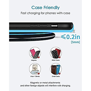 NANAMI Bundle of Wireless Chargers Set, Fast Wireless Charging Stand and Pad, Type-C Ports Charging Station for Home Office