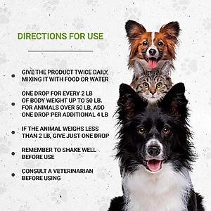 Wolf's Heart | Natural Herbal Dietary Supplement for Dogs | Healthy Heart Function Support in Dogs | Alcohol-Free Extract, Hawthorn, Motherwort, Dandelion Leaf, Parsley Leaf, Ginkgo 2 oz