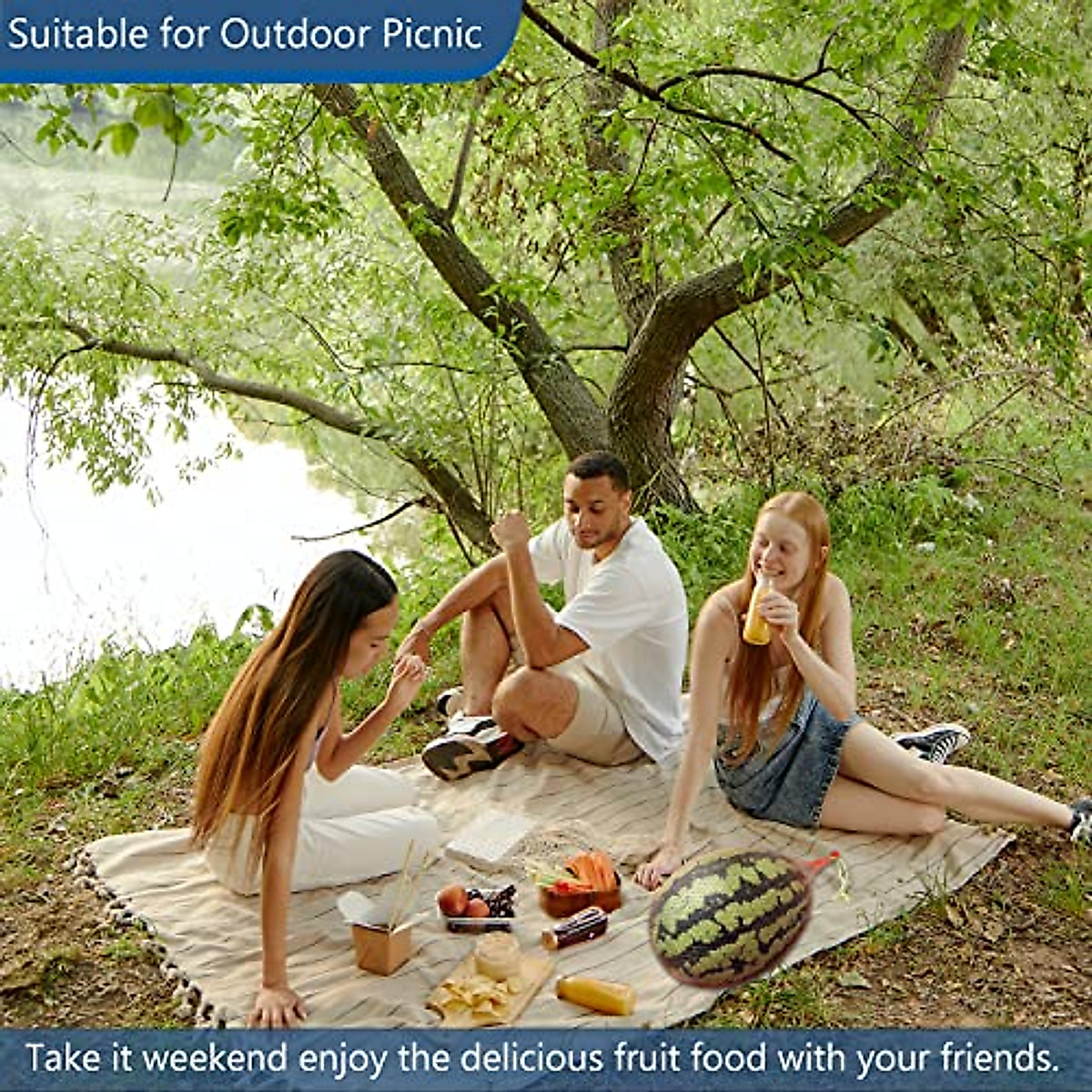 Watermelon Nets Heavy Duty Watermelon Nets Hanging Watermelon Nets, Melon Hammock for Garden Reusable Melon Sling Melon Net Bag for Watermelon, Honeydew Melon, Cucumbers, Potato 23 Inches 50 Pack