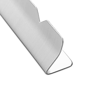 Poztiv BBQ Kebab Skewer Rack. Stainless Steel. Use with any BBQ. Cook or grill food evenly. No more Sticking or Burning on griddle. Includes sillicone Basting Brush.