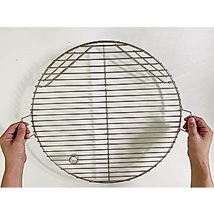 ZHOUWHJJ BBQ Stainless Steel 19.5 Inches Round Cooking Grate Cooking Grid Fit for Akorn Kamado Ceramic Grill and Other Grills