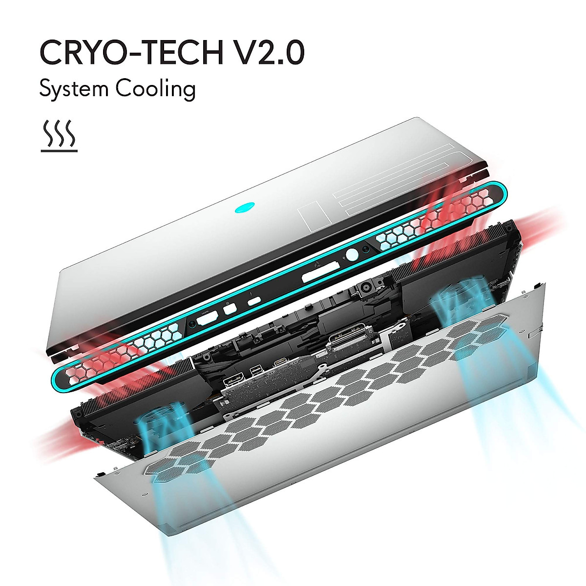 Alienware m15 R3 15.6inch FHD Gaming Laptop (Lunar Light) Intel Core i7-10750H 10th Gen, 16GB DDR4 RAM, 512GB SSD, Nvidia GeForce RTX 2060 6GB GDDR6, Windows 10 Home (AWm15-7272WHT-PUS)