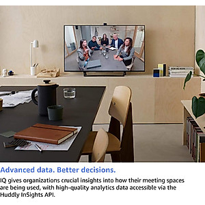Huddly IQ Full HD 1080p USB Video Conferencing Camera with Embedded Microphone Array and AI Capabilities