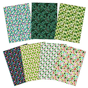 Konsait Flamingo Wrapping Paper, Monstera Palm Leaves Hawaii Safari Jungle Tropical Themed Wrap Paper Sheet for Gift Wrapping, Birthday, Baby Shower, Flowers Party Decoration Craft Supplies 29" x 20"