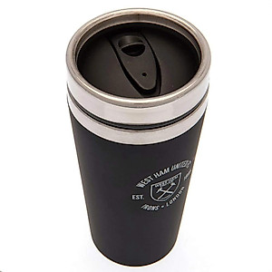 West Ham United Fc Executive Travel Mug (One Size) (Black)