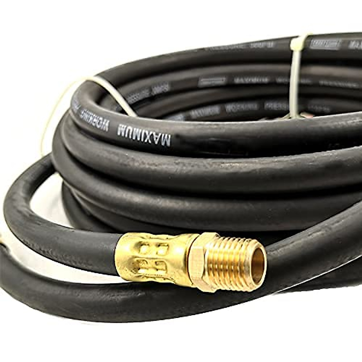 DP Dynamic Power Heavy-Duty 25ft-3/8" Rubber Air Hose D16112