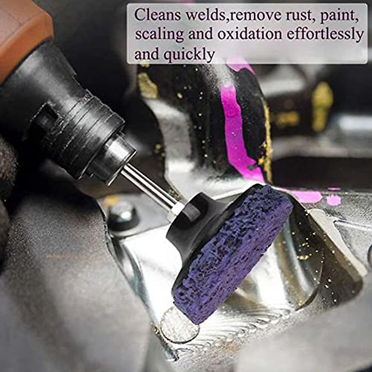 15pcs 2 Inch Strip Discs Stripping Wheel for Drills, Die Grinder Clean and Remove Paint, Rust Welds and Oxidation, Easy Strip Wheel with 1/4’’ Grinding Discs