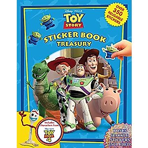 Disney / Pixar Toy Story Sticker Book Treasury - Activity Books for kids, 350 reusable stickers, 96 pages of fun