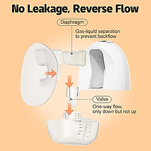 Wearable Breast Pump, Hands Free Breast Pump with 4 Modes & 9 Levels, LED Display, Leak-Proof, Low Noise Painless Electric Portable Breast Pump, Invisible in Bra Breast Pump 2 Pack(18/20/24mm Flange)