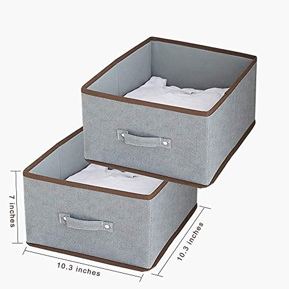 Adou 3 Shelf Hanging Closet Organizer 3 Drawers, Hanging Collasible Closet Storage Shelves, Canvas Hanging Closet Storage Organizer with Drawers for Clothing&Sweaters