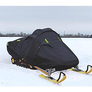 Trailerable Snowmobile Snow Machine Sled Cover Compatible for Ski Doo Bombardier Backcountry X-RS 850 E-TEC 146 for Model Years 2020-2023. 600 Denier Gear