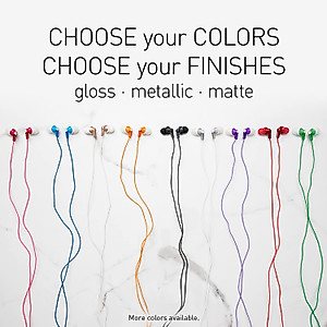 Panasonic ErgoFit Wired Earbuds, In-Ear Headphones with Dynamic Crystal-Clear Sound and Ergonomic Custom-Fit Earpieces (S/M/L), 3.5mm Jack for Phones and Laptops, No Mic - RP-HJE120-G (Green)