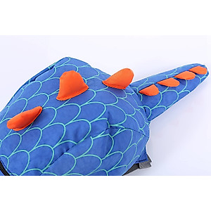 ZHUANNIAN Kids Toddlers Dinosaur Backpack with Safety Leash for Boys Girls(Green)