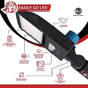 150 Watt LED NextGen III Parking Lot Light - 21,000 Lumen - 5000K - Slip Fit Mount - Without photocell
