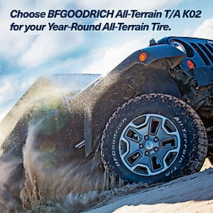 BFGoodrich All Terrain T/A KO2 Radial Car Tire for Light Trucks, SUVs, and Crossovers,LT285/70R17/C 116/113Q