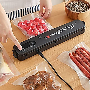 Vacuum Sealer, Vacuum Sealer Machine, Automatic Vacuum Air Sealing System For Food Preservation and Sous-Vide, Food Sealer Automatic Food Vacuum Sealer with LED Indicator Lights