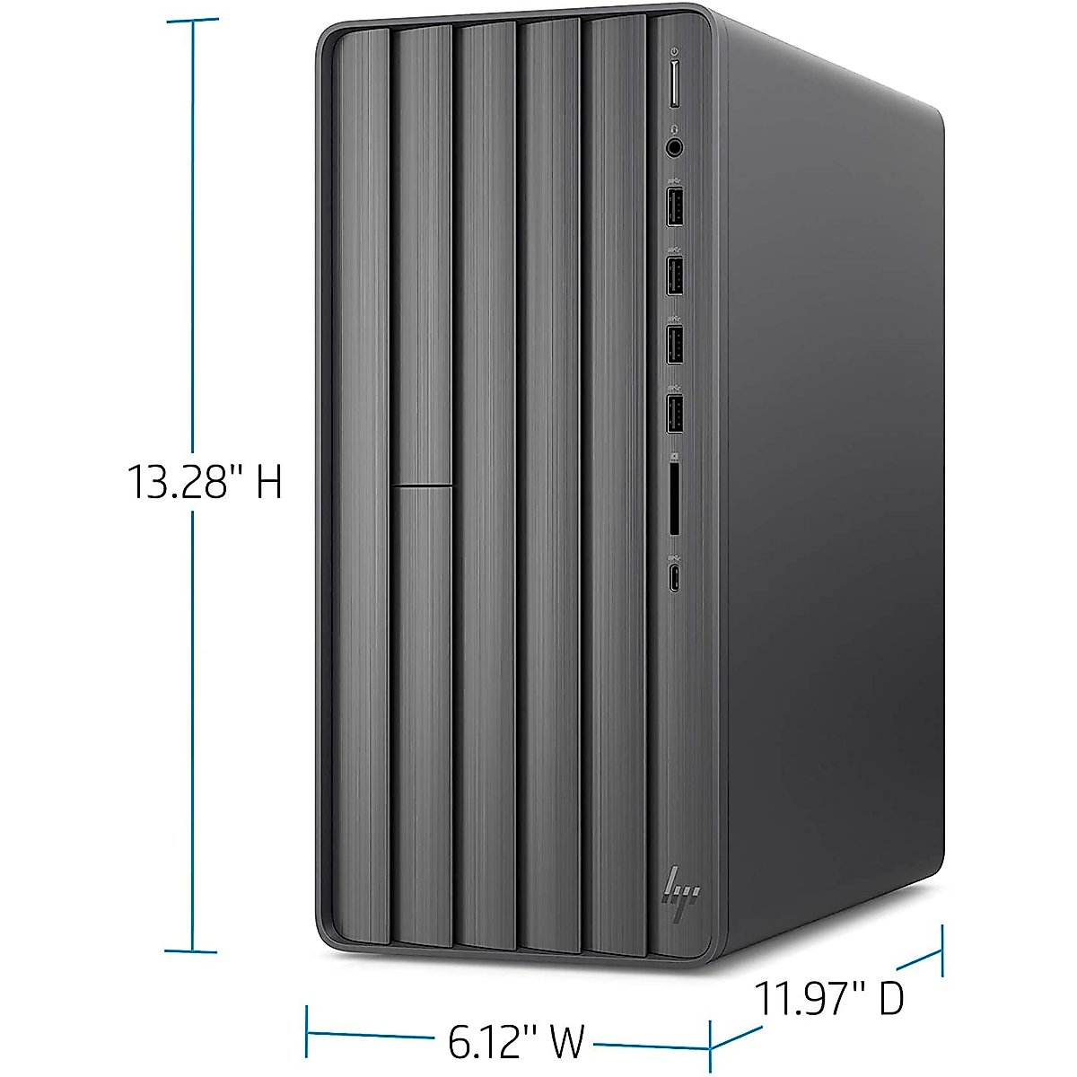 HP 2022 Newest Envy TE01 Desktop Computer, 11th Gen Intel i5-11400 6-Core Processor, Wireless-AC, HDMI, VGA, Wilreless Mouse&KB Combo, Windows 11 Operation System (16GB RAM | 1TB PCIe SSD)