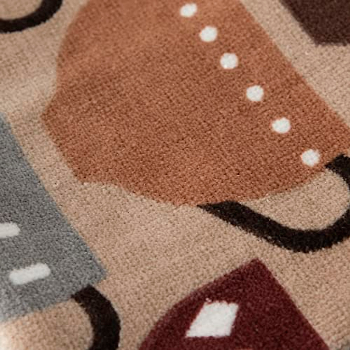 T-fal Fiber Reactive Print Kitchen Towels: Highly Absorbent, Super Soft - 100% Cotton, 16"x28" Dish Towels for Cleaning & Drying Dishes, Pans, Glassware, or Countertops, 2-Pack, Coffee