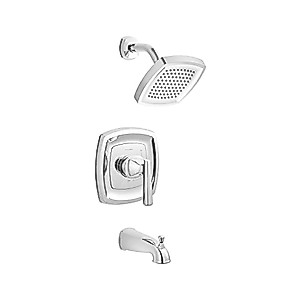 American Standard TU018502.002 Edgemere Tub and Shower Trim Kit with Cartridge, 2.5 GPM, Chrome