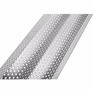 Stainless Steel Heat Plates Replacement Parts for Viking VGBQ 30 in T Series, VGBQ 41 in T Series, VGBQ 53 in T Series, VGBQ30, VGBQ41, VGBQ53, 4PCS