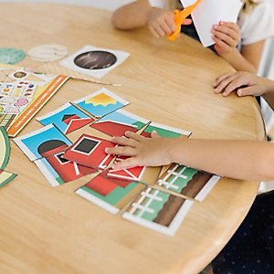 Melissa & Doug Scissor Skills Activity Pad with Child-Safe Scissors 3-Pack (Safari, Sea Life, Activities – 20 Pages Each)