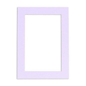11.5x17 Mat Bevel Cut for 8.5x11 Photos - Acid Free Light Purple Precut Matboard - For Pictures, Photos, Framing - 4-ply Thickness