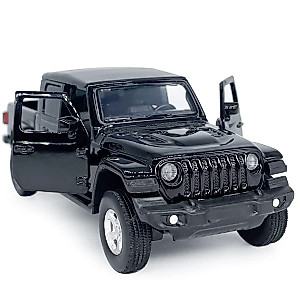 Wrangler Gladiator Toy Trucks for Boys Pickup Truck Diecast Model Car 1/36 SUV Pull Back Toy Cars Vehicle, Doors Open, Alloy Casting Metal, Toys for Kids Birthday Gifts Adults Men Collection