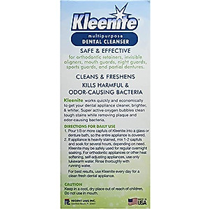 kleenite Multipurpose Dental Cleanser, 90 cleanings, Fresh mint 9 fl oz