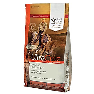 UltraCruz Equine Psyllium Fiber Supplement for Horses, 10 lb, Pellet (32 Day Supply)