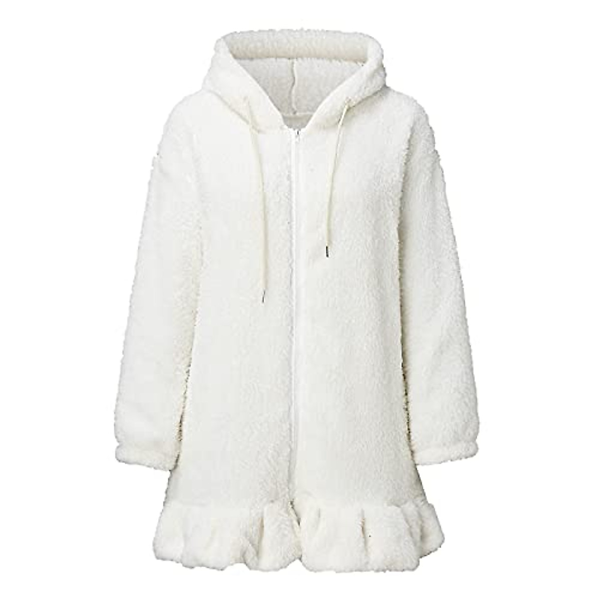 Womens Clothes Faux Sherpa Cardigan Tops Cream Cardigan for Women with Fur Hood Womens Pajamas Knit Sweater Womens Black Sweater Cardigan Ribbed Long Sleeve Fall Work Clothes for Women Womens Duster