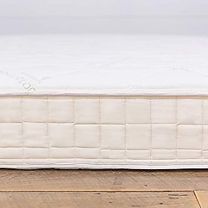 Naturepedic Chorus Organic Mattress - Medium Firm Mattress with Encased Coil Layers for Universal Comfort and Pressure Relieving - Bed-in-a-Box Latex Mattress - King