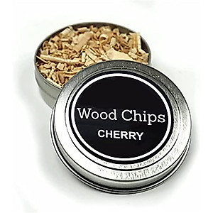 QUKLOGEN Smoking Wood Chips Cherry,Apple,Pecan and Peartree 4 Pack Smoker Infuser Wood Chips Set for Smoke Cocktails,Whisky,Bourbon,Drinks