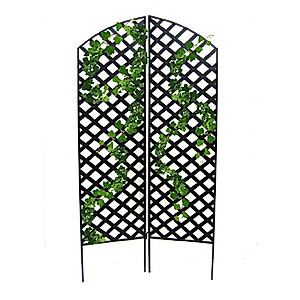 Two Piece Interlocking Lattice Work Garden Screen