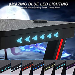 Home Office Computer Gaming Table, Home Office Desktop Computer Desk Study Writing Table Bedroom Laptop Table, Home Office Desk Study Reading Writing Desk PC Laptop Table (Black)