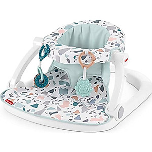 Fisher-Price Sit-Me-Up Floor Seat Pacific Pebble, Portable Baby Chair with Toys Fisher-Price 4-in-1 Sling 'n Seat Tub