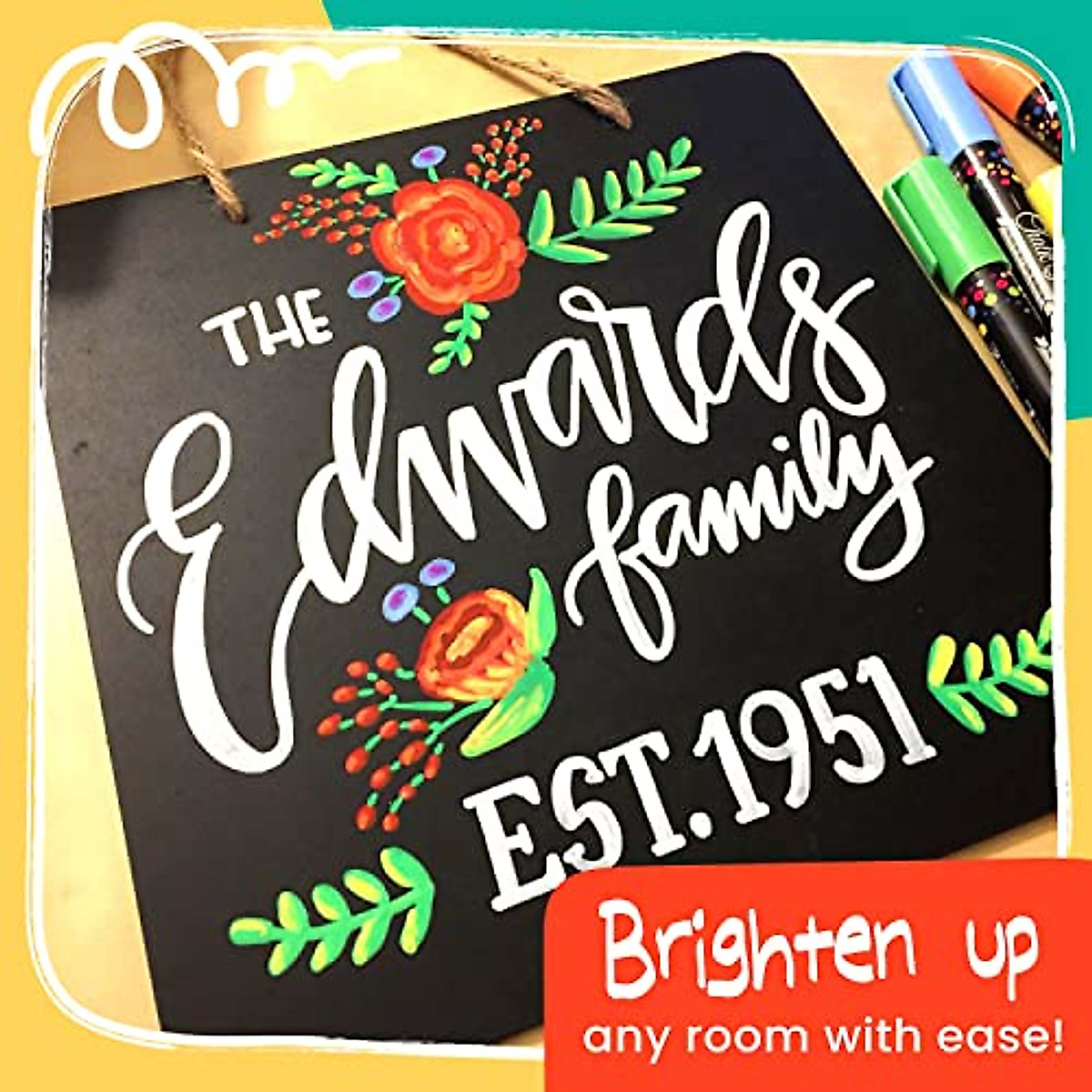 Chalkola Liquid Chalk Markers Erasable (10 Pack) w/ Gold & Silver - Washable Paint Chalk Pens for Chalkboard Signs, Blackboard, Car Window, Bistro, Glass, Board - Neon Wet Wipe 6mm Reversible Bold Tip