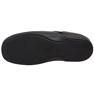 Apex Women's Conform Double Strap Sneaker, Black, 4.5 Extra Wide US