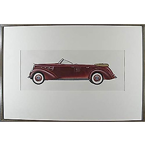 Lincoln V-12 Seven Passenger Touring Car Concept Design.