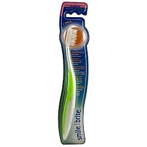 SMILE BRITE Smiley Nylon F/H-V/Wave Med, 1 EA