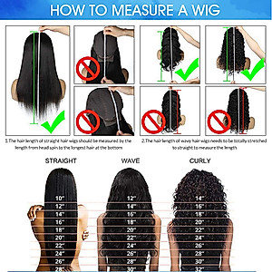 ITODAY 30 Inch Straight Long Lace Front Wigs Human Hair Pre Plucked 13x4 HD Lace Frontal Wigs Human Hair for Women Glueless Wigs Human Hair Natural Hairline (30 Inch, 13×4 Straight Wig)