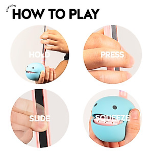 Otamatone Japanese Electronic Musical Instrument Portable Music Synthesizer from Japan by Maywa Denki Studio Award Winning Educational Fun Gift for Children, Teens & Adults - Unicorn