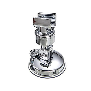 ZLDXDP Bathroom Adjustable Shower Head Holder Rack Bracket Suction Cup Shower Holder Wall Mounted Shower Holder Bathroom Accessory