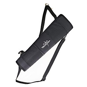 SAS Archery Side Tube Quiver with Belt Clip (2-in-1 Black)