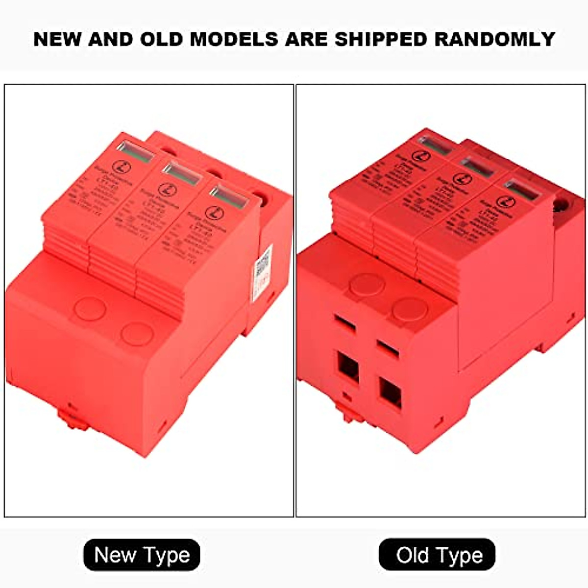 Fafeicy 3P DC Power Surge Protector Lightning Protection Arrester Device(3p40ka)