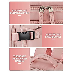 VGCUB Carry on Backpack,Large Travel Backpack for Women Men Airline Approved Gym Backpack Waterproof Business Laptop Daypack,Pink Large