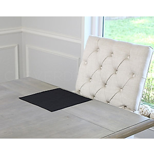 CleverDelights 12 Inch Black Burlap Squares - 4 Pack - Jute Burlap Fabric - Finished Edges - 12" x 12"