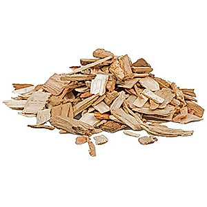 Steven Raichlen All Natural Mesquite Wood Chips for Smoker - 260 Cu. In. Bag, Approx 2 lbs - Kiln Dried Coarse Cut BBQ Grill Wood Chips for Smoking Meat - Barbecue Accessories & Grilling Gifts for Men