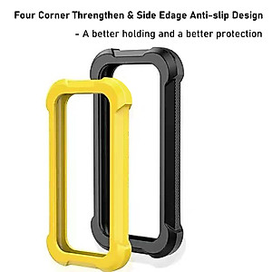 LEFXMOPHY Case Cover Replacement for SanDisk Extreme Portable New Generation SDSSDE61 500GB 1TB 2TB 4TB External SSD, E61 Soft Silicone Portective Skin Sleeve, Black